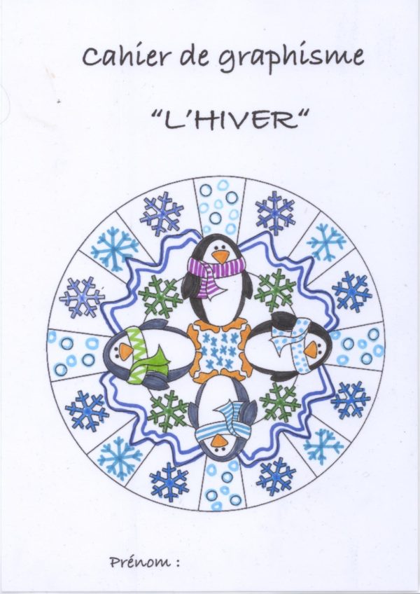 Cahier de graphisme “L’hiver“